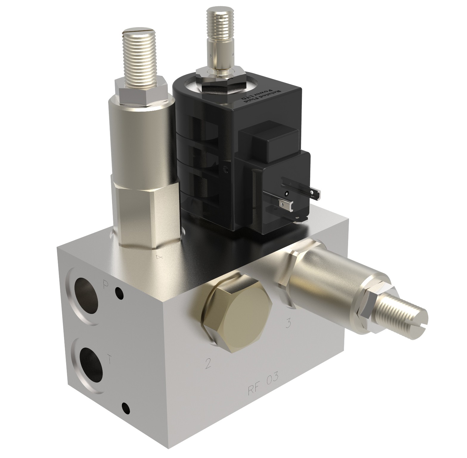 In stock 3/8" BSP LIFT BLOCK - SOLENOID OPERATED 24VDC